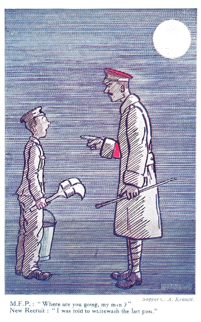 Soldier-cartoonist: Sapper Charles Albert Kennett, Royal Engineers ...